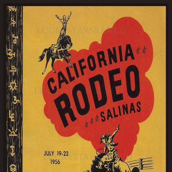 Salinas Rodeo Poster - Etsy