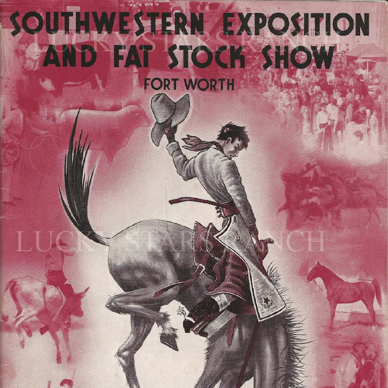 Fort Worth Rodeo Posters - Etsy