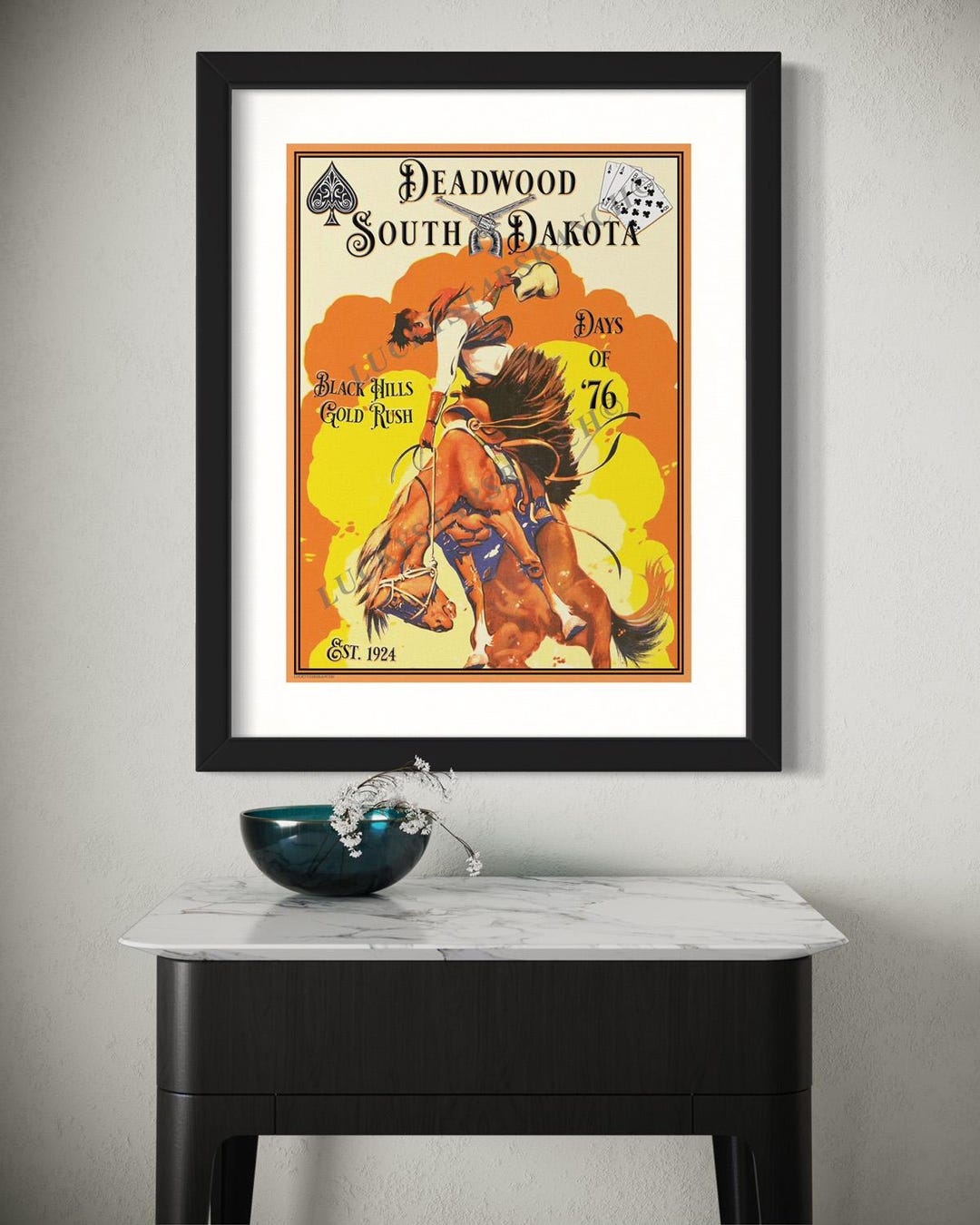 12x18 Deadwood South Dakota Days of 76 Rodeo Poster - Etsy