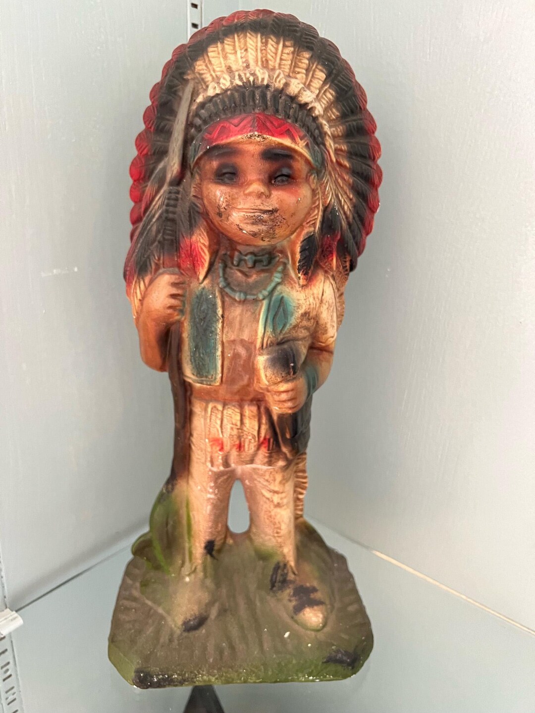 1930s Chalk Chief Figure - Etsy