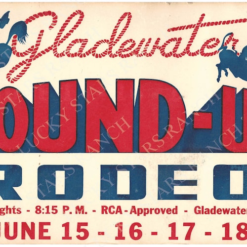 Pendleton Round-up Poster - Etsy