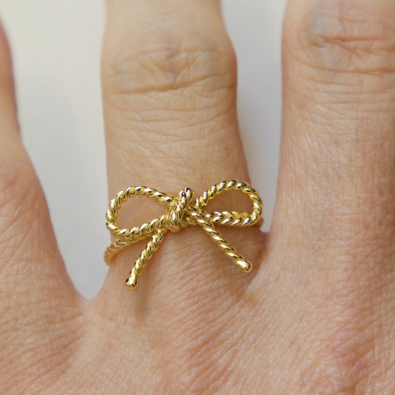 Bow Ring - Etsy