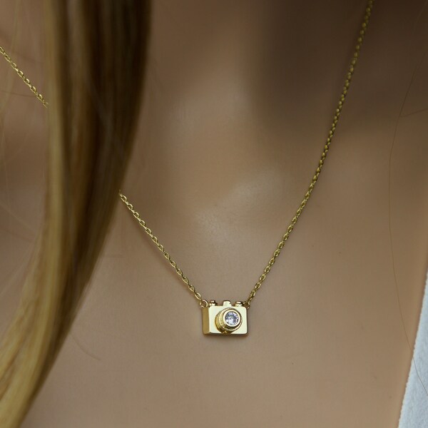 Camera Necklace - Etsy