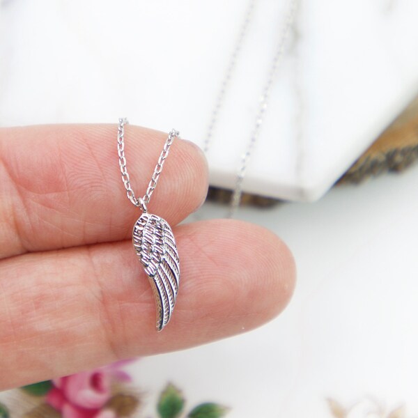 Angel Wing Necklace - Etsy