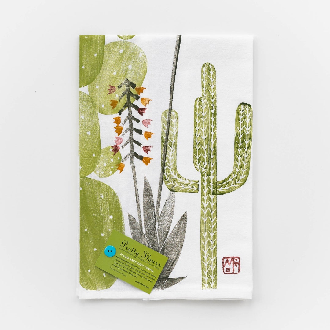 Flour Sack Towel – CACTUS - Etsy