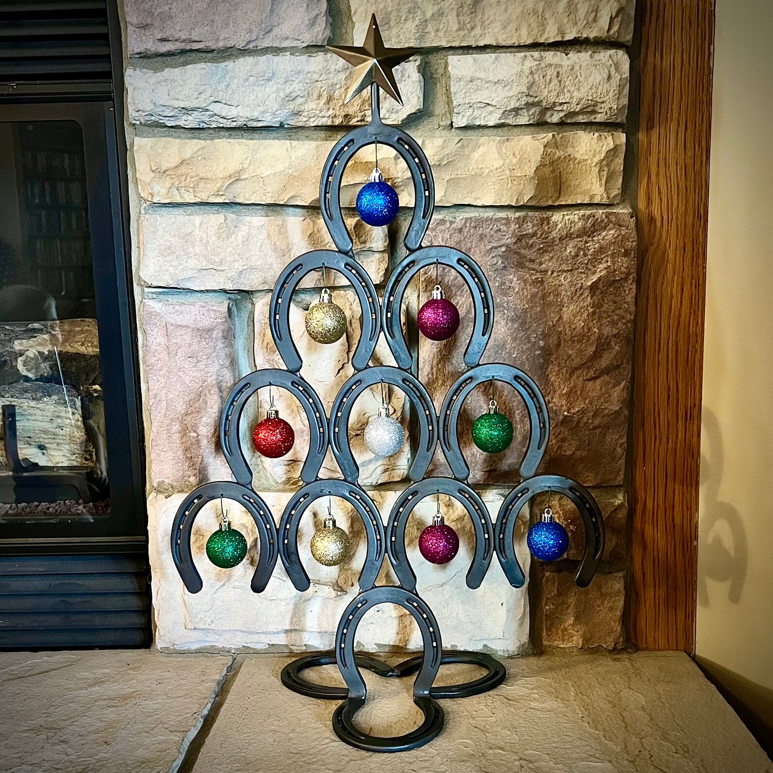 Rustic Horseshoe Christmas Tree - Etsy