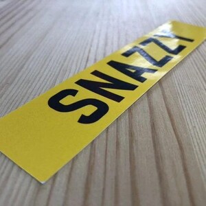 Personalised MINI Number Plate Sticker - Die Cut & Self Adhesive - Etsy