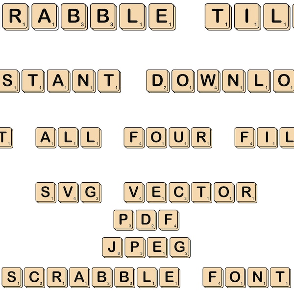 Scrabble Tile Images - Etsy