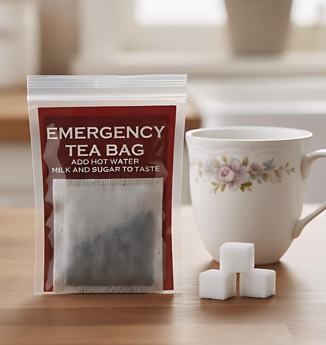 Emergency Tea Bag Joke Novelty Gift - Funny Stocking Filler Secret ...