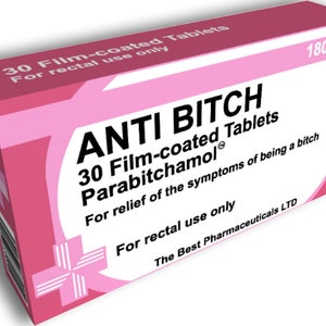 Novelty Joke Pill Tablet Box - Fun Rude Xmas/birthday Gift - Funny ...