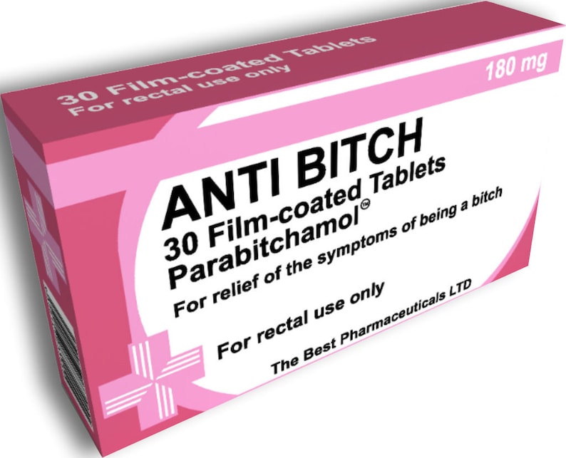 Novelty Joke Pill Tablet Box - Fun Rude Xmas/birthday Secret Santa Gift ...