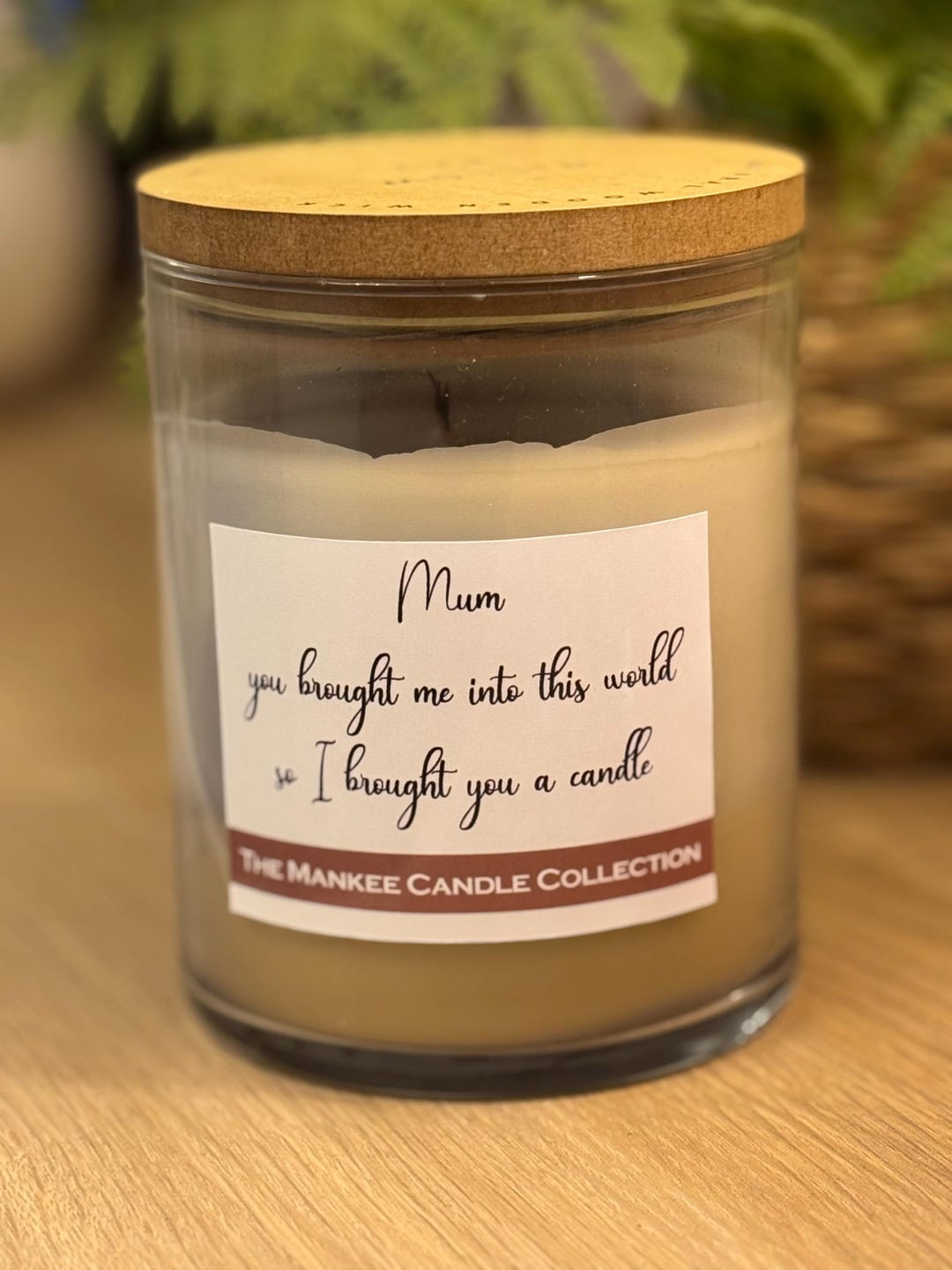 Funny Rude Candle Label - Mum You Brought Me Into the World - Yankee ...
