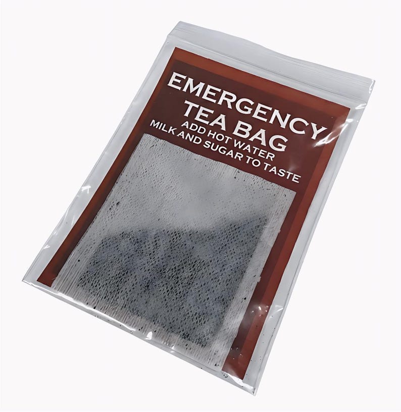 Emergency Tea Bag Joke Novelty Gift - Funny Stocking Filler Secret ...