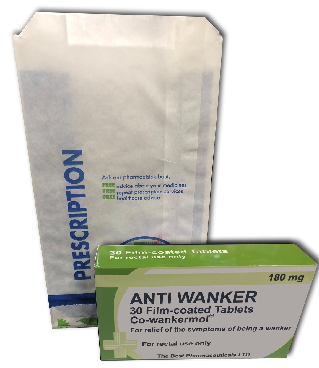 Anti Wanker Novelty Joke Pill Tablet Box Fun Rude - Etsy