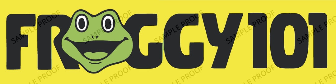 FROGGY 101 PDF & SVG High Quality Image - Instant Download - the Office ...