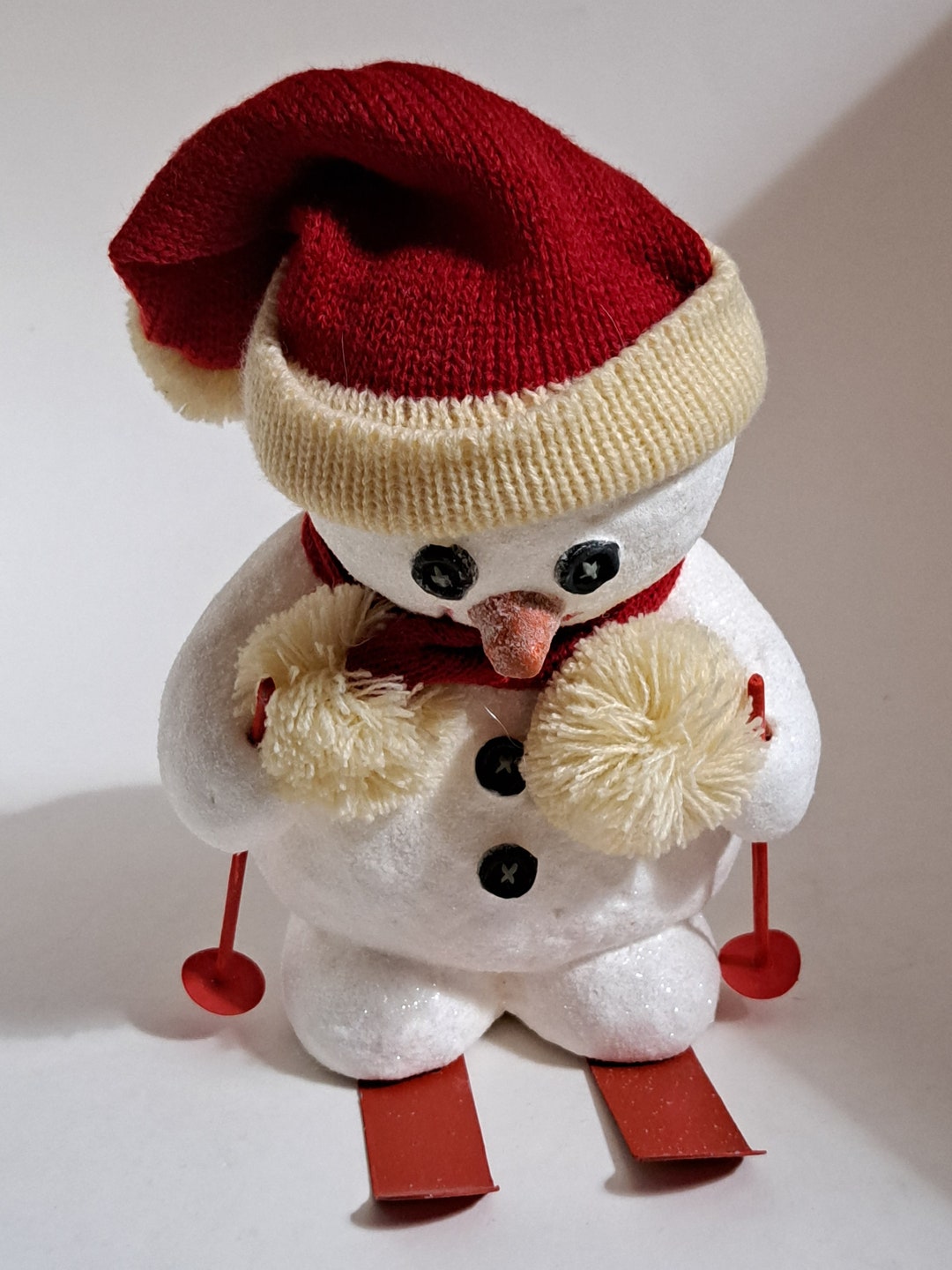 Billy Buttons Dept 56 Skiing Figurine Billy Buttons Snowman Figurine ...