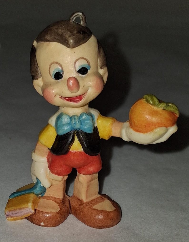 ANRI DISNEY Pinocchio Ornament - Vintage Disney Pinocchio Ornament by ...