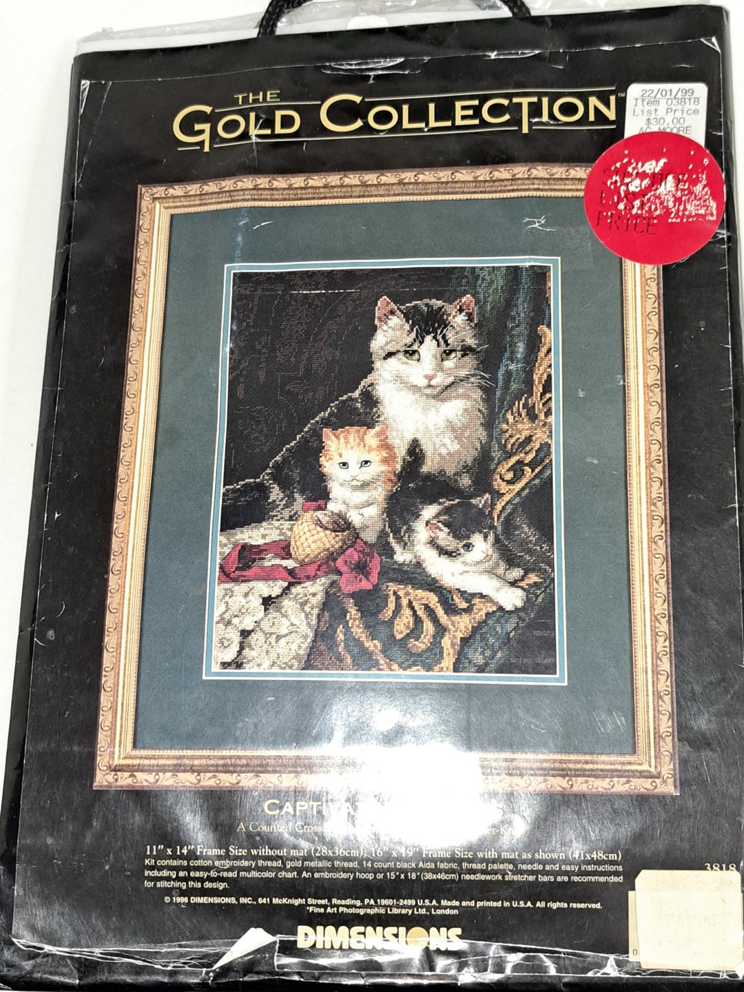 Captivating Felines Dimensions Gold Collection Counted Cross - Etsy