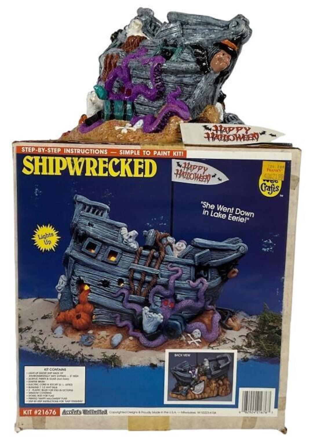 WEE CRAFTS Halloween Shipwrecked Ship Boat Kit 21676 Wee Crafts RARE in ...
