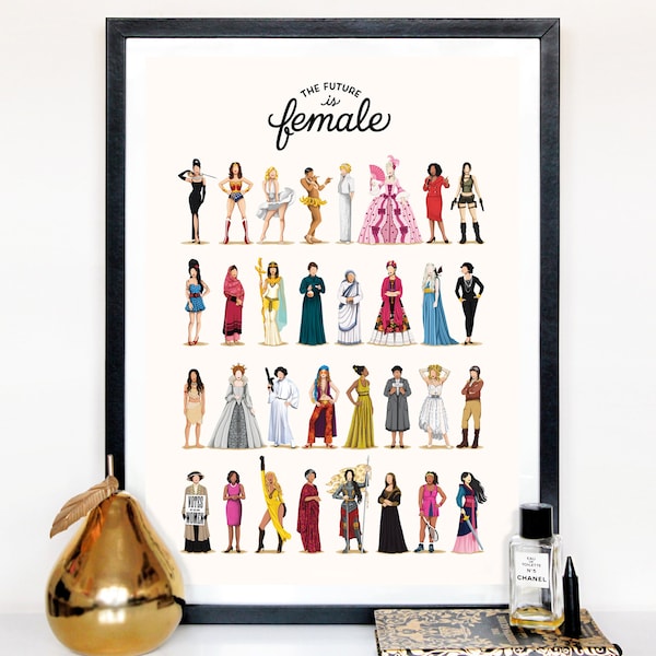 Female Poster - Etsy