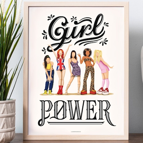 Ginger Spice Music Poster 90s Spice Girls Print Geri - Etsy UK