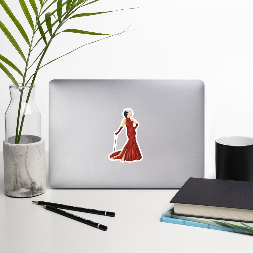Cruella Sticker, Cruella De Vil Quote, Villain Gifts, Pop Art Gift for ...