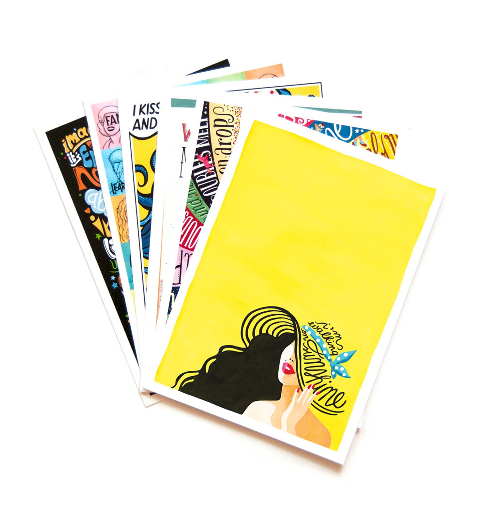 10 Music Postcards Pop Song Illustrations Pop Music - Etsy