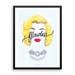 FRAMED Flawless Marilyn Monroe Poster Calligraphy Print - Etsy