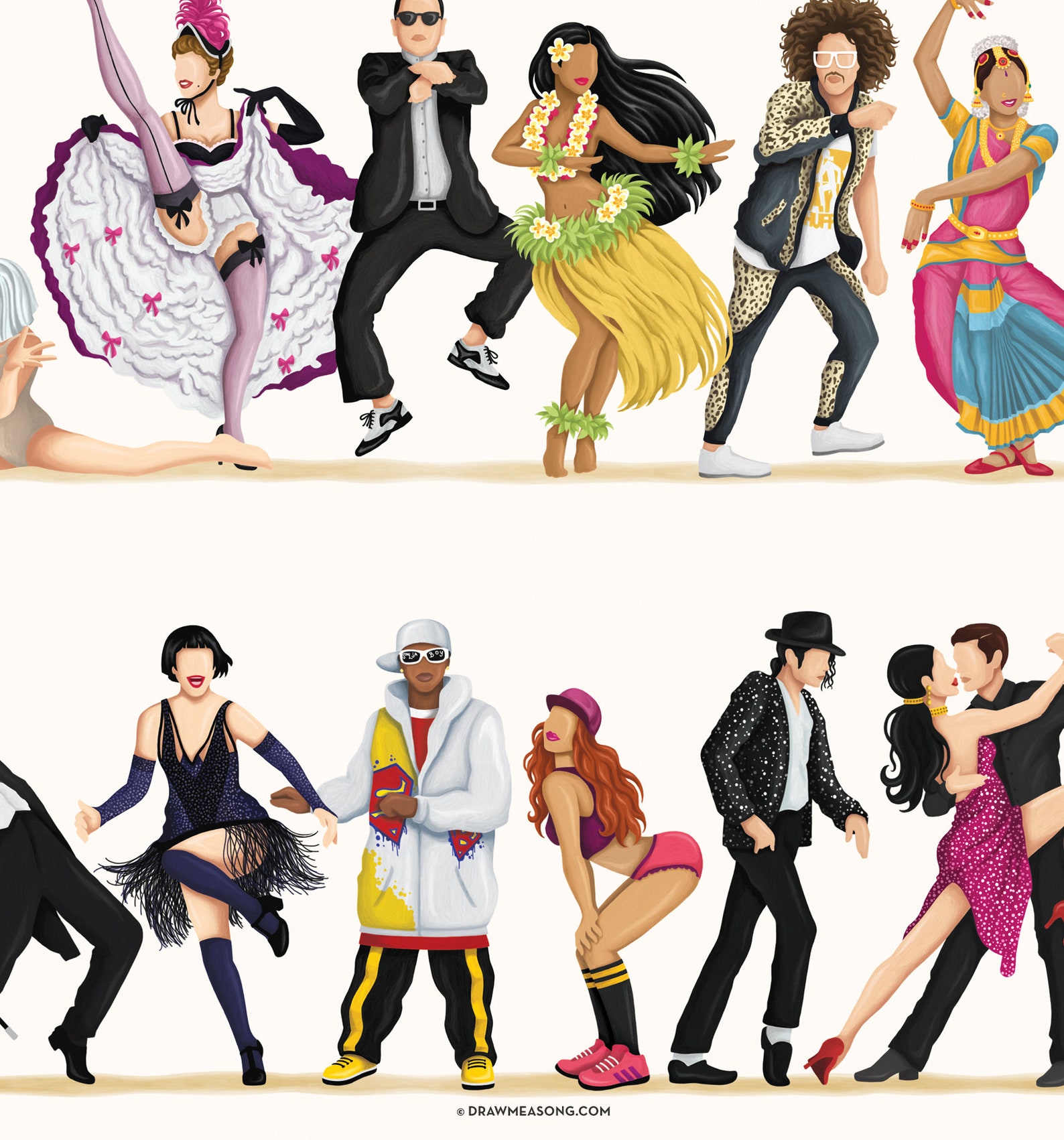 Everybody Dance Now Poster Pop Culture Art Print Gift for - Etsy