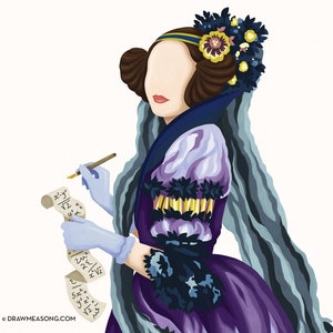 Ada Lovelace Poster, Women in Science, Strong Powerful Inspiring Woman ...