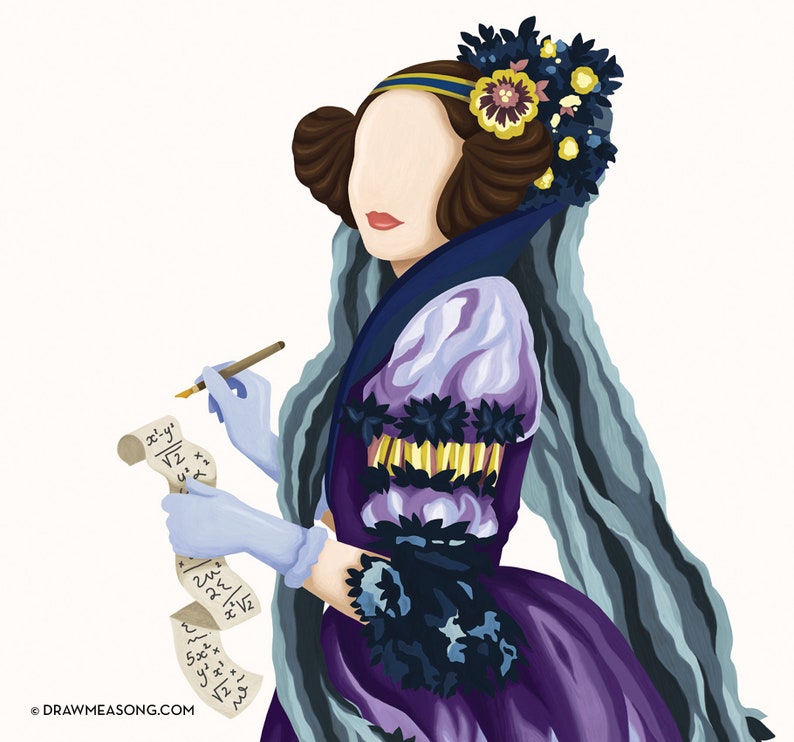 Ada Lovelace Poster Women in Science Strong Powerful | Etsy