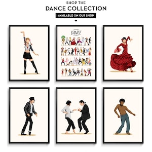 Everybody Dance Now Poster, Pop Culture Art Print, Gift for Her, Fun ...