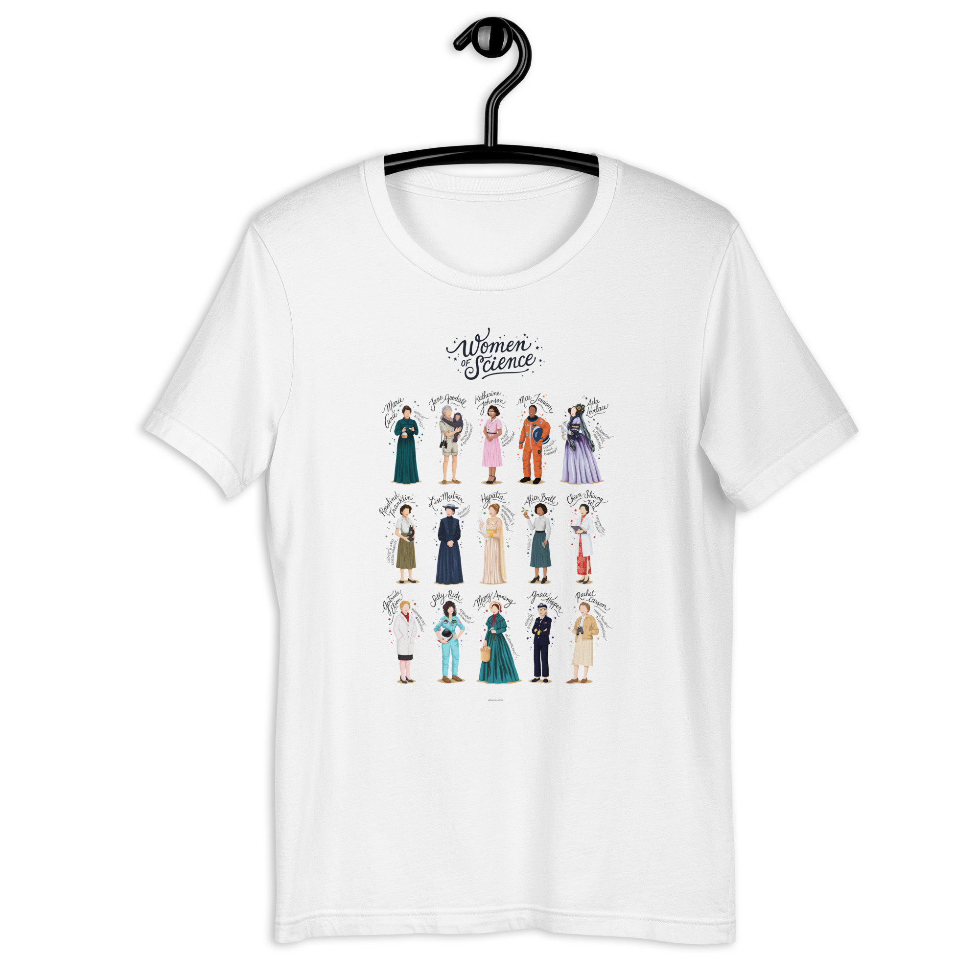 Women of Science Unisex T-shirt Women in Stem Pop Art Gift - Etsy