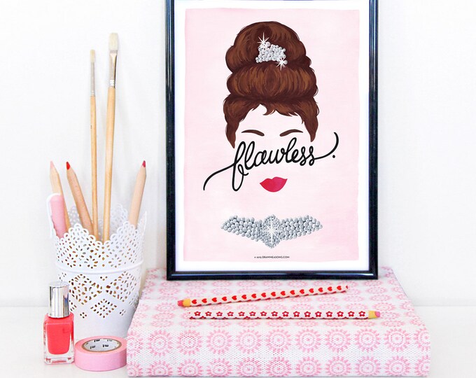 Girls Just Want to Have Fun Pin up Vintage Typography Lyrics | Etsy