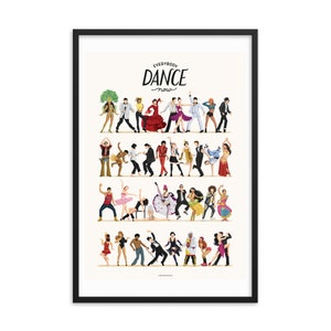 FRAMED Everybody Dance Now Music Poster, Pop Culture Print, Gift for ...