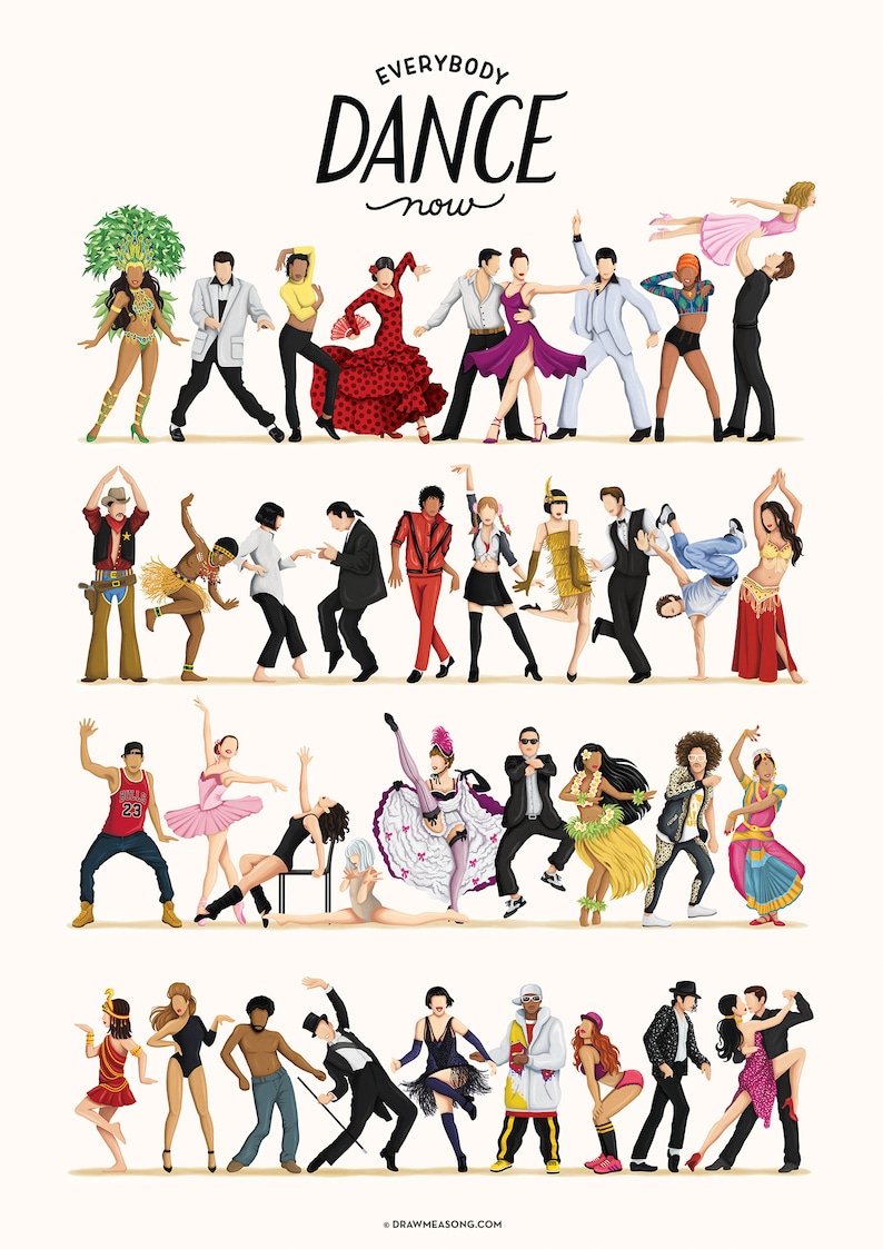 Moonwalk Dance Music Poster Pop Culture Iconic Print Gift - Etsy