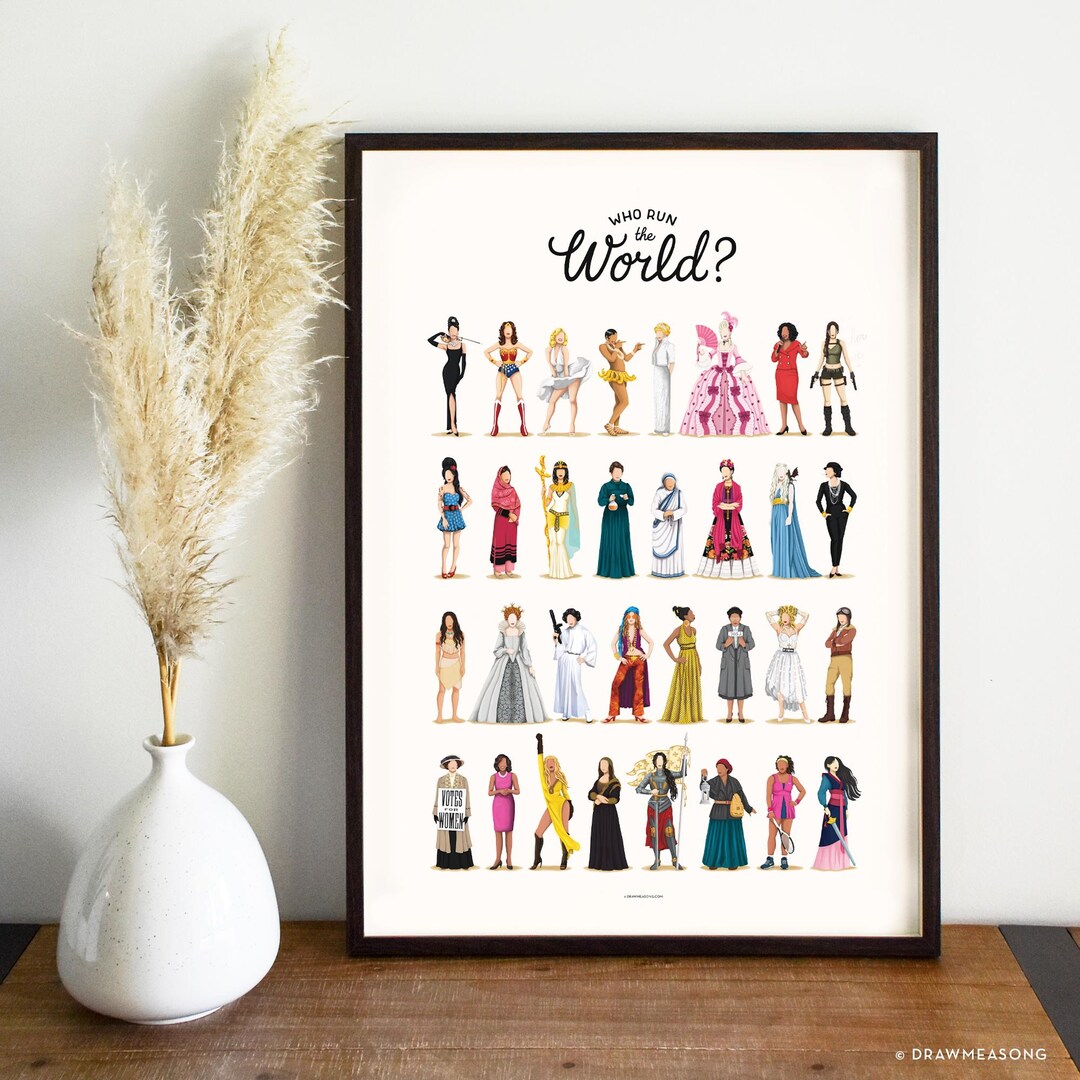 Feminist Wall Art Printable, Women Empowerment Poster, Inspirational ...