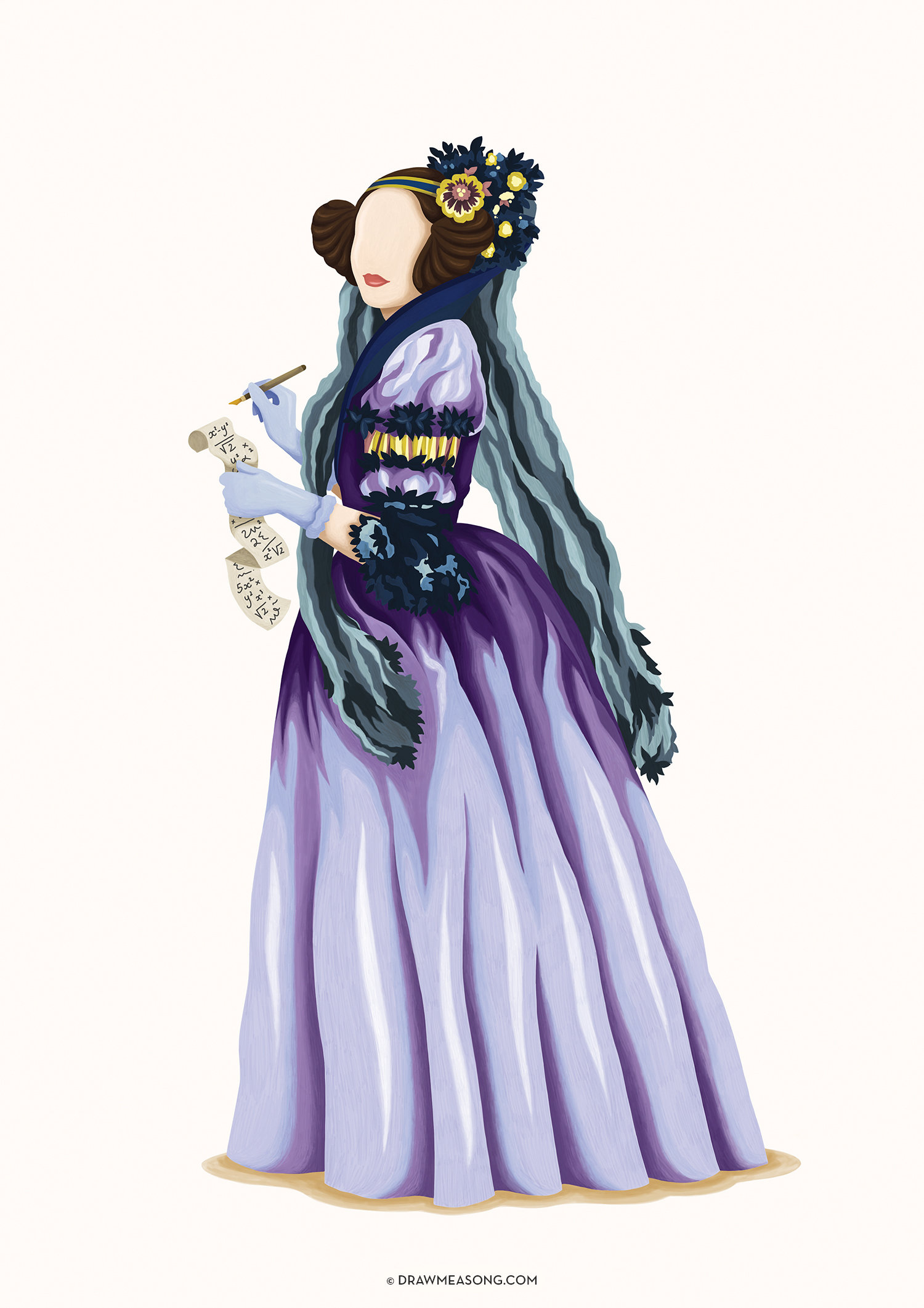 Cartel de Ada Lovelace Mujeres en la Ciencia Mujer - Etsy España