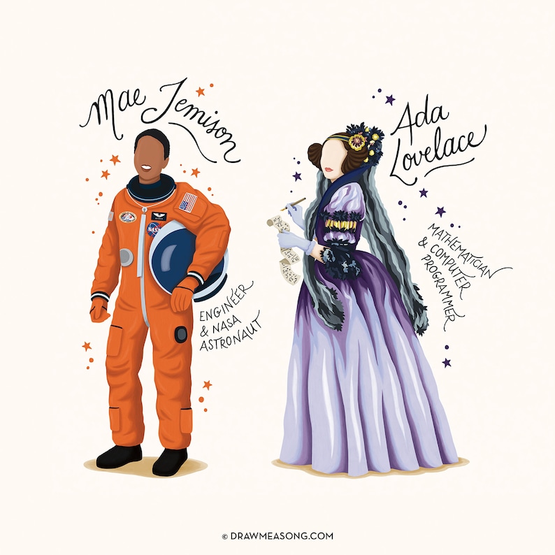 Women of Science Printable Print, Women in Stem Gift, Inspiring ...