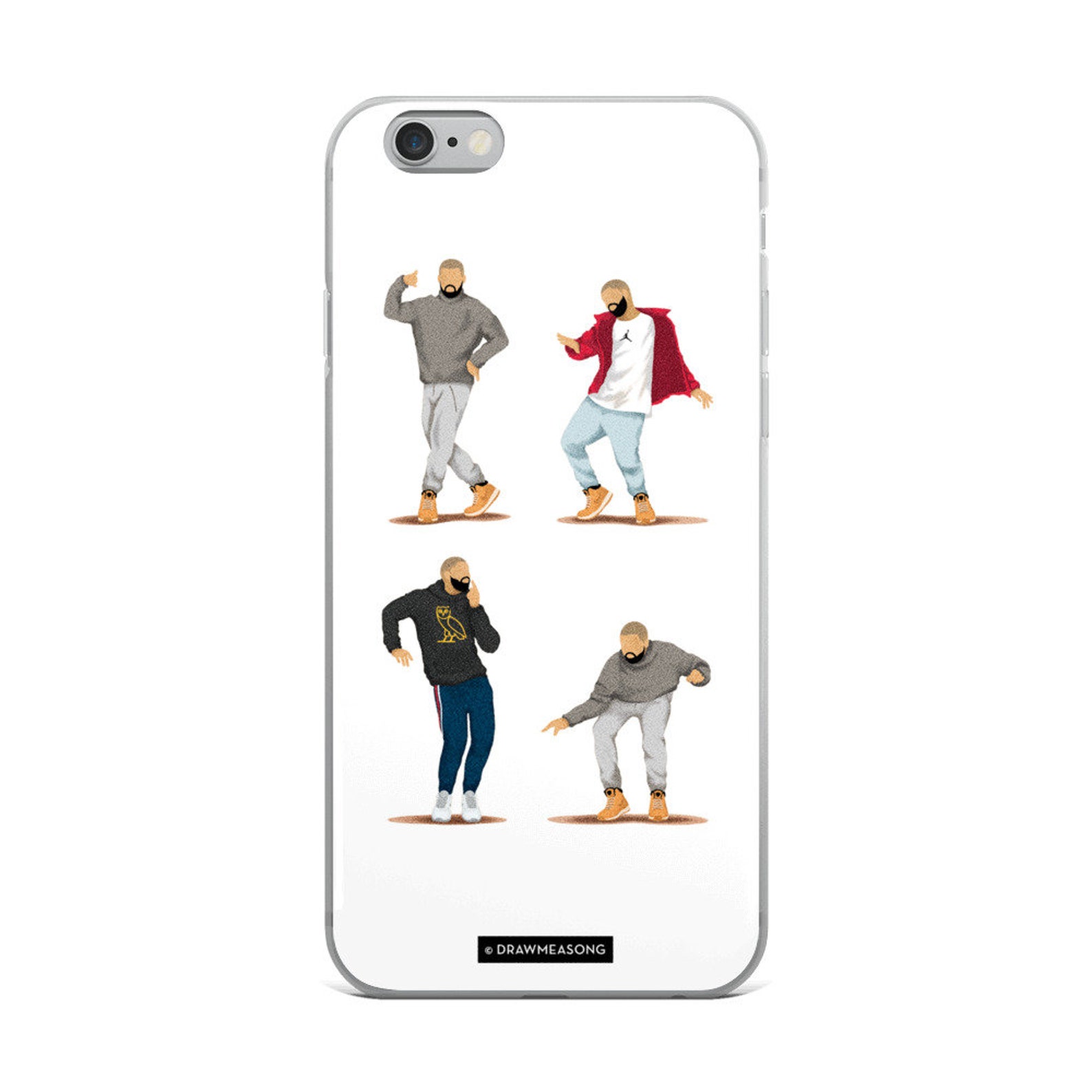 Hotline Bling Drake Iphone Case Dance Tutorial Illustration - Etsy