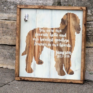 Personalized PET MEMORIAL for Collar or Photo DOG Memorial or Cat ...