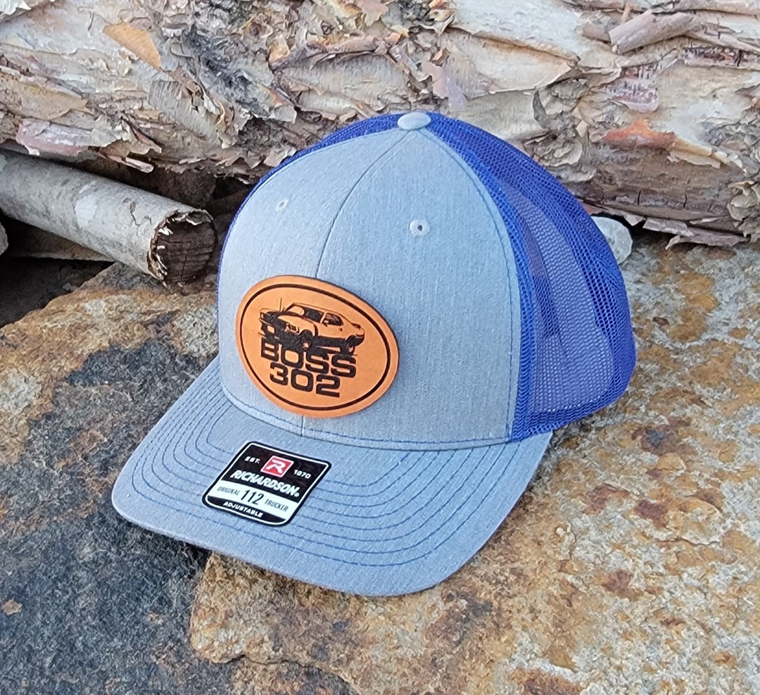 BOSS 302 Hat Ford Mustang Hat Leather Patch Hat Gift for Ford Lover ...