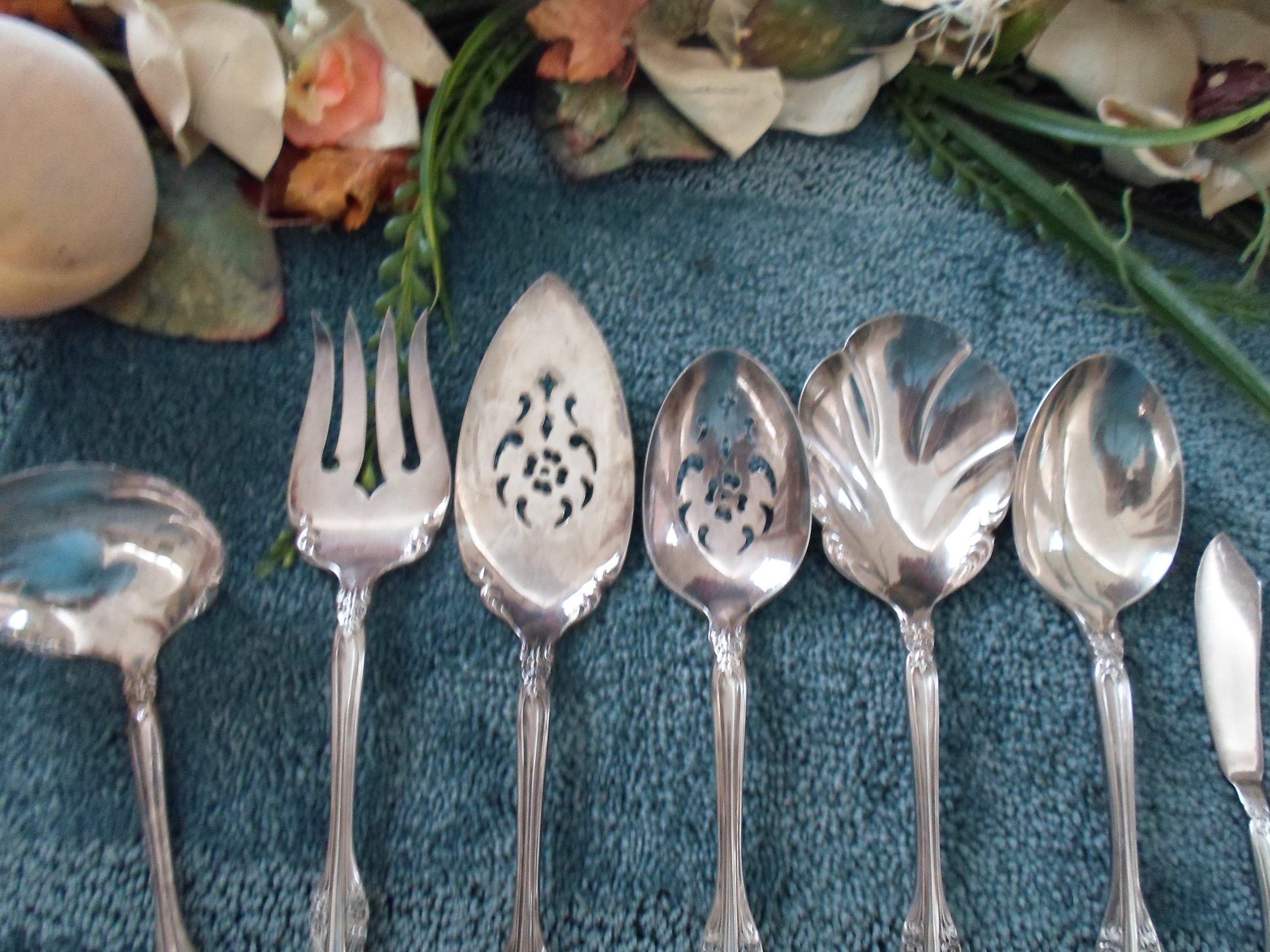SILVER ARTISTRY Oneida Usa Community Vintage Silverplate Flatware 7 ...