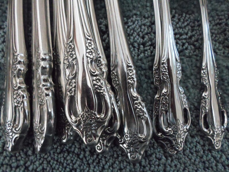 SAMANTHA Oneida USA 18/8 Stainless Flatware Daisy Tip Pierced | Etsy