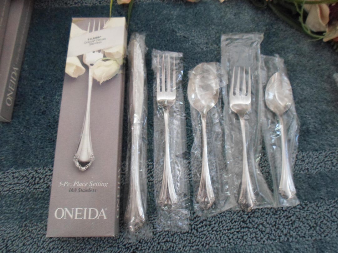 FALKIRK Oneida Profile Line Usa 18/8 Stainless ~1985 20pcs 4 Place ...