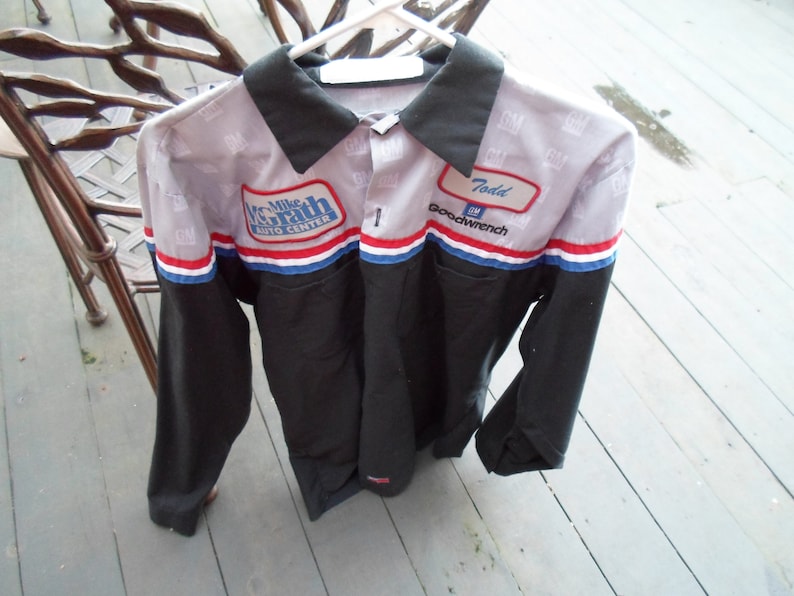 GM Goodwrench Mechanic Auto Center "todd" Long Sleeve Cotton Work Shirt ...