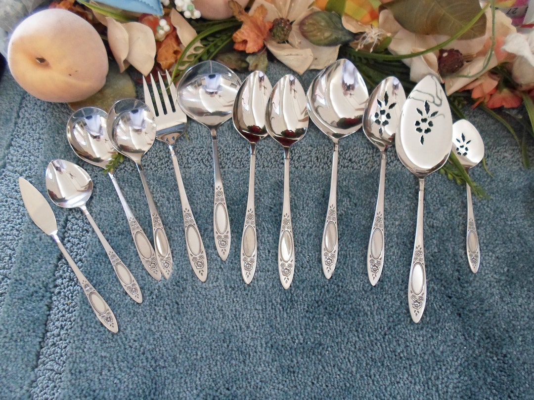 Vintage Usa VIGNETTE Vintage Oneida USA 18/8 Community Line Stainless ...
