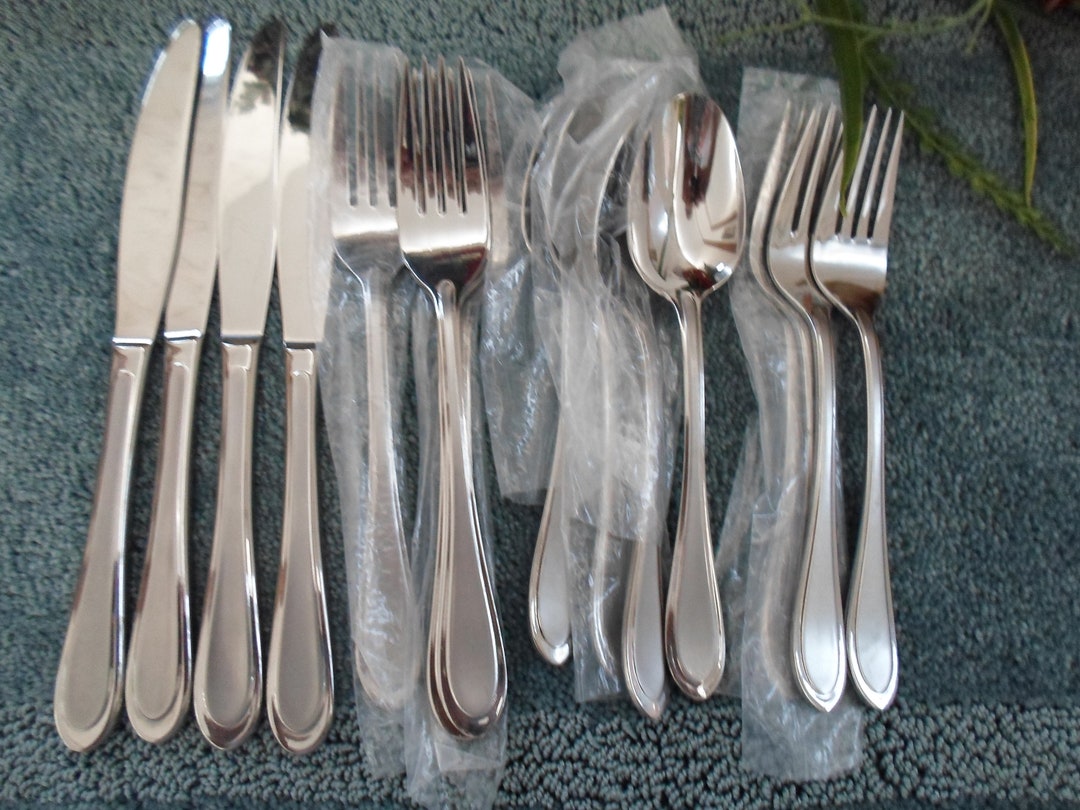 Vintage Usa JOANNE Oneida Stainless 16pcs 4 Place Settings (no ...