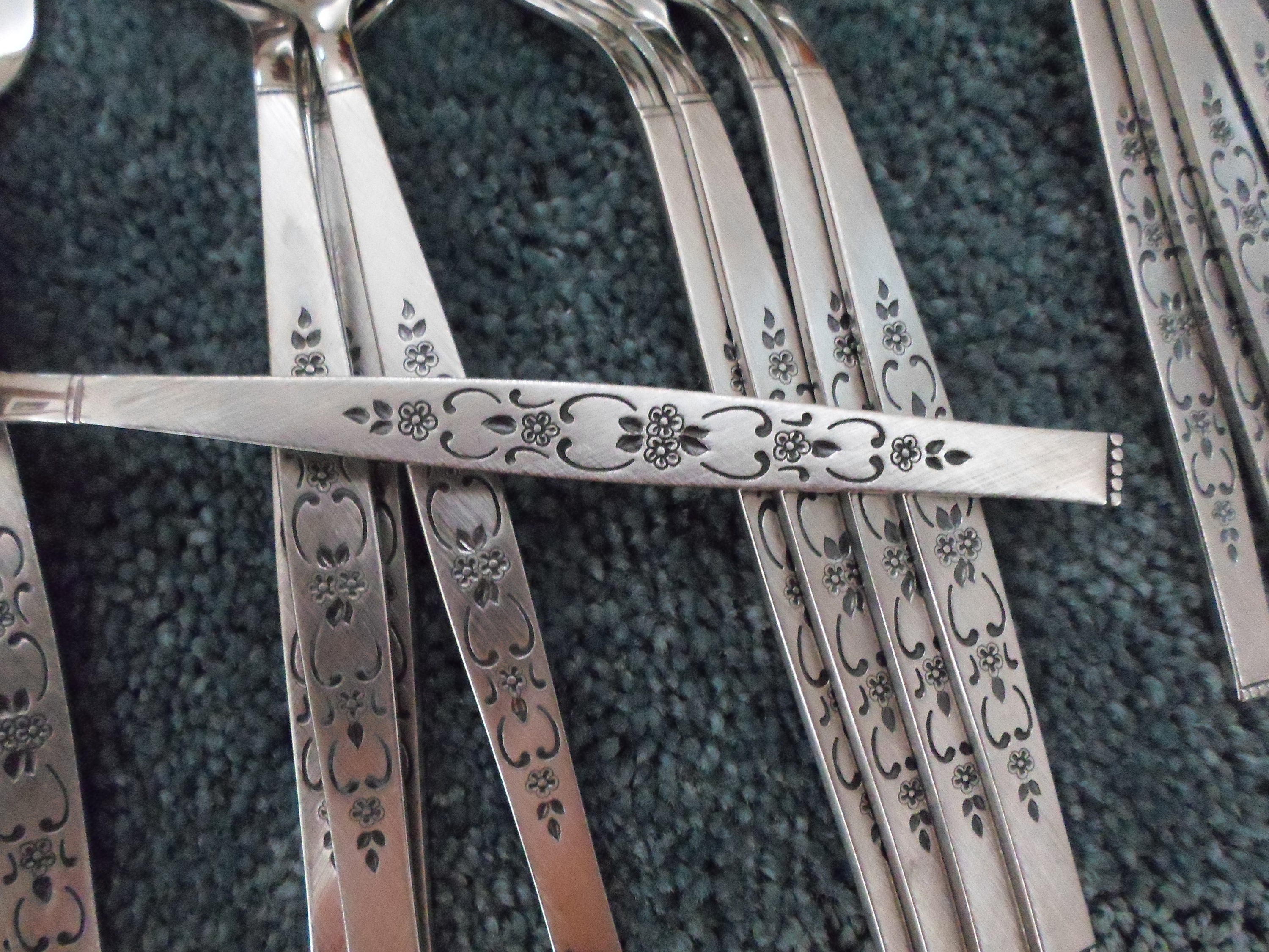 Vintage Usa SPANADA Oneida Rogers Premier Line USA 18/8 Stainless Six ...