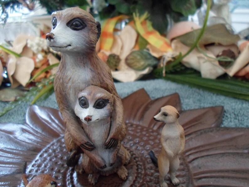 MEERKATS Lot Personal Figurine Collection Three Cuties Some Schleich ...